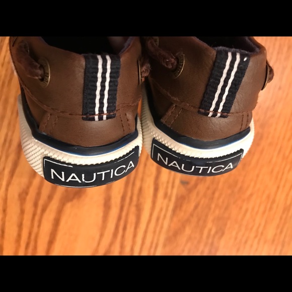 Nautica | Shoes | Nautica Velcro Boat Shoes Brown | Poshmark